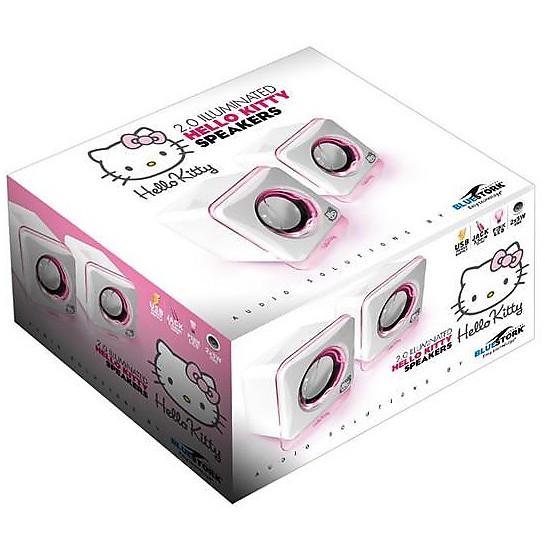 Audio speaker bs-sp-s-hk/w Hello Kitty - Monitor e Audio casse pc ...