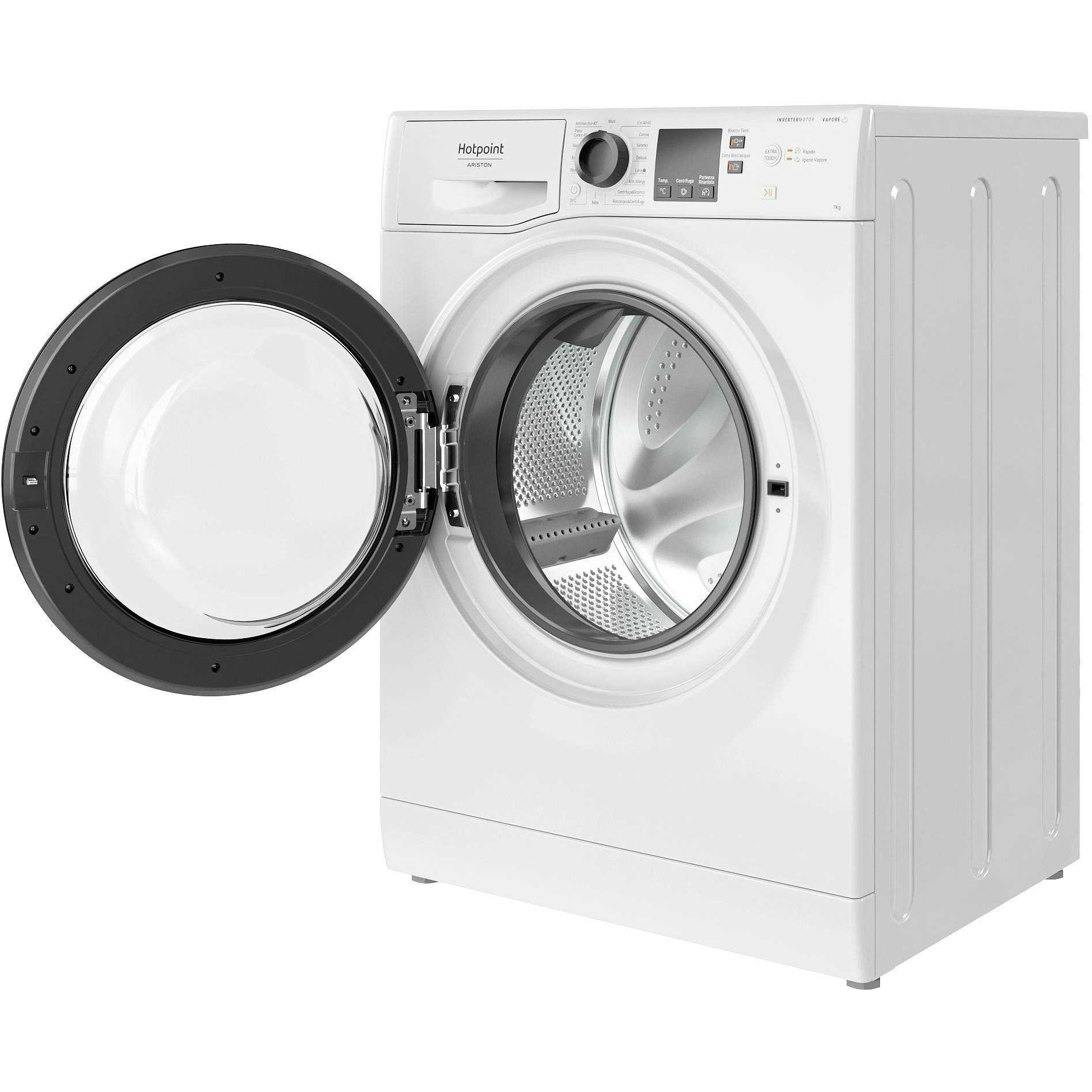 Hotpoint/Ariston NF725WKIT Lavatrice Carica Frontale Capacità 7 Kg 1200 ...