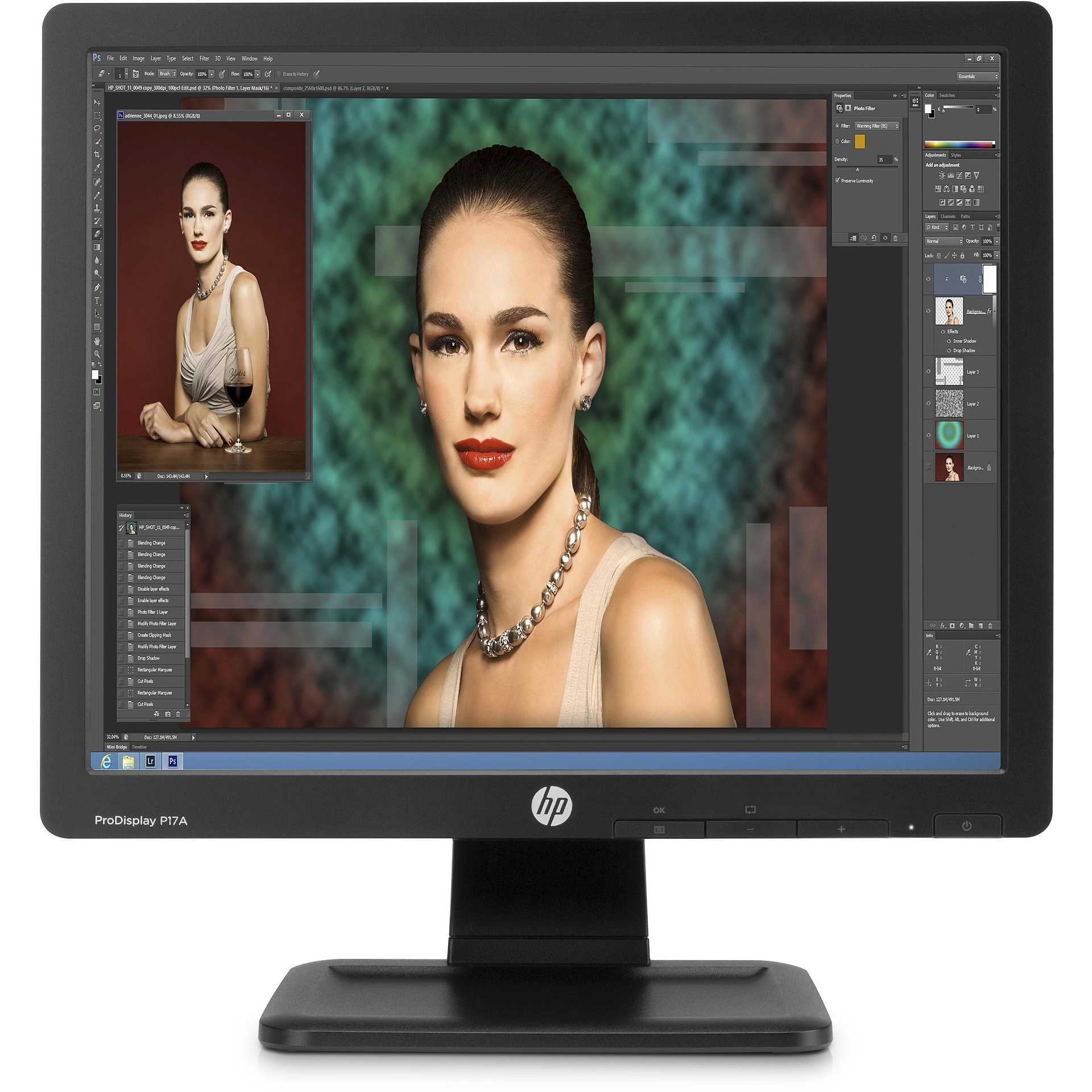 HP ProDisplay P17A Monitor PC 17" LED 250 cd/m² colore Nero - Monitor e ...