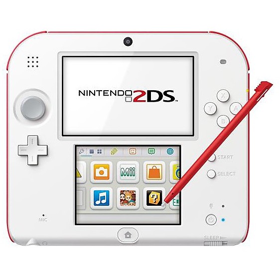 Nintendo 2DS white + red - Videogiochi console games - ClickForShop