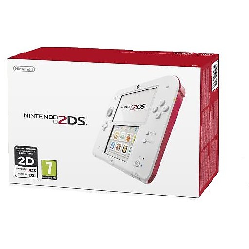 Nintendo 2DS white + red - Videogiochi console games - ClickForShop