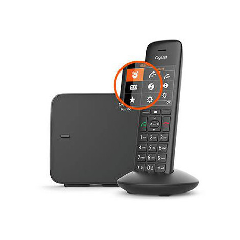 Siemens Gigaset C570 cordless ECO DECT display a colori TFT 2,2" colore ...