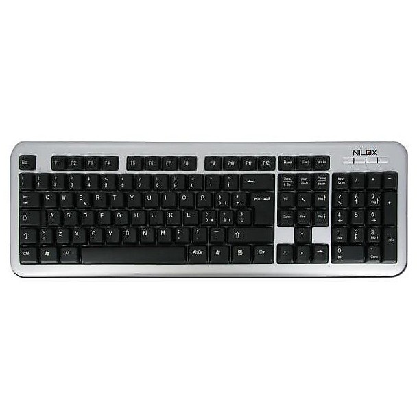 tastiera ps2/usb black/silver - Tastiere e Mouse tastiere - ClickForShop