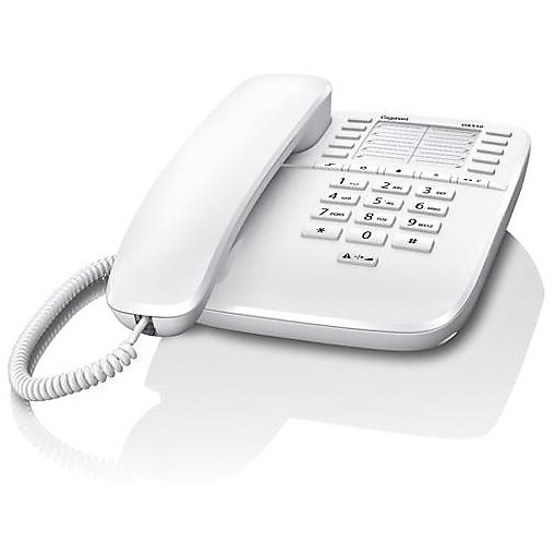 Telefono fisso da 510 white - Telefonia Fissa telefono con filo ...